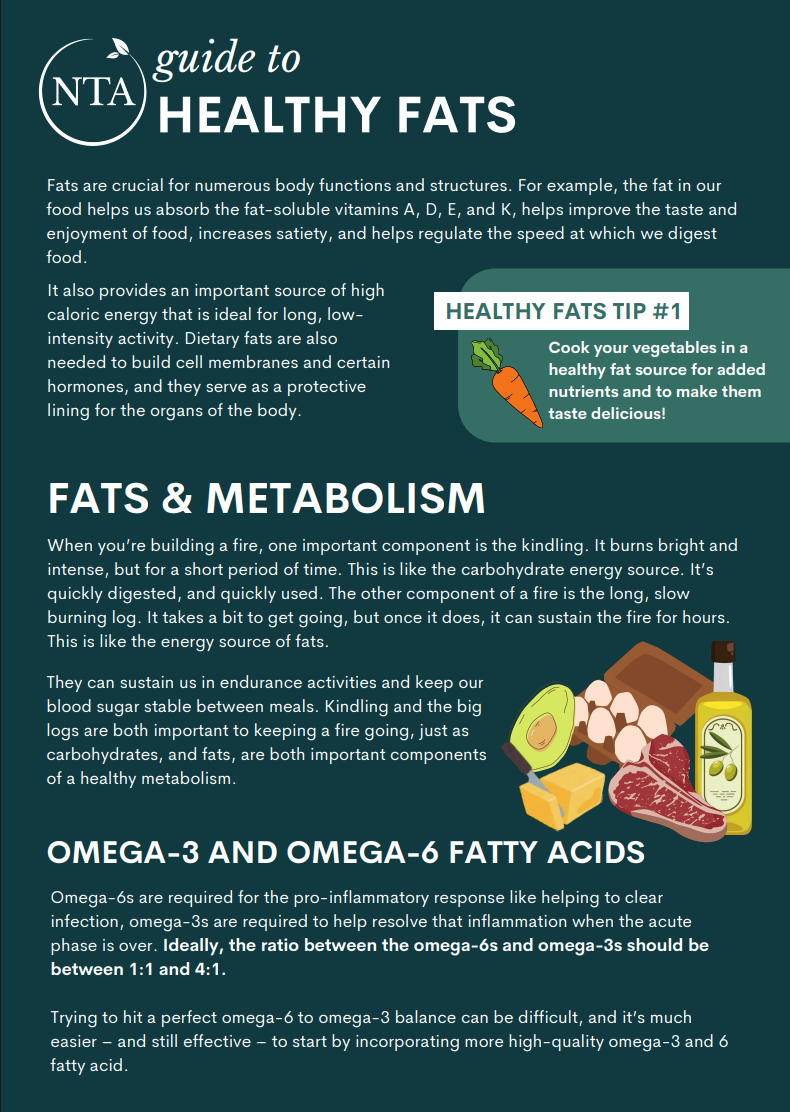 Healthy Fats Guide Opt In